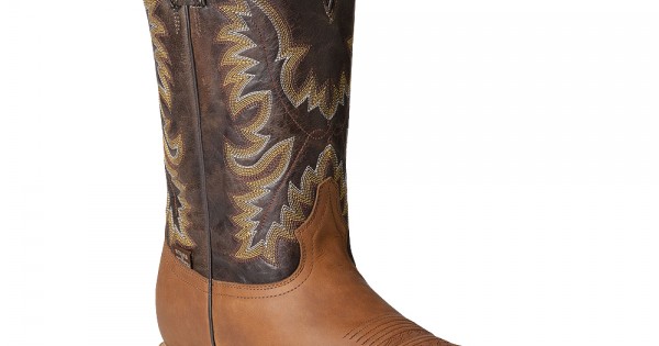 Stars & Stripes - Men's WB-55 Brown Two-Tone Cowboy Boots
