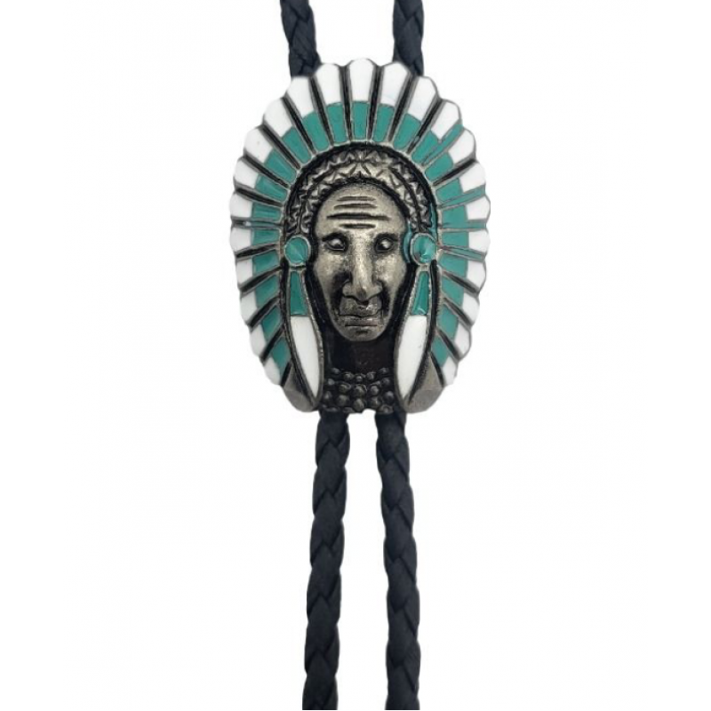 Bolo Tie - Native American Chief