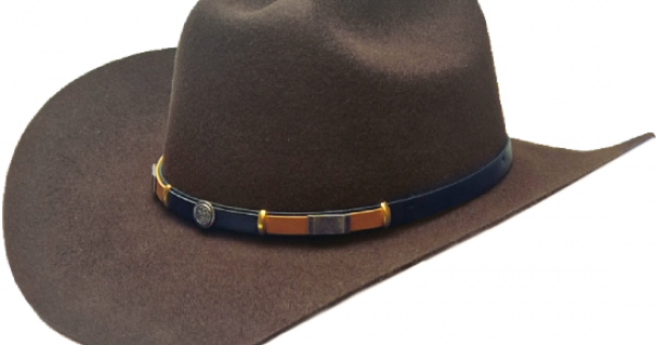 Wool Felt Western Brown Hat