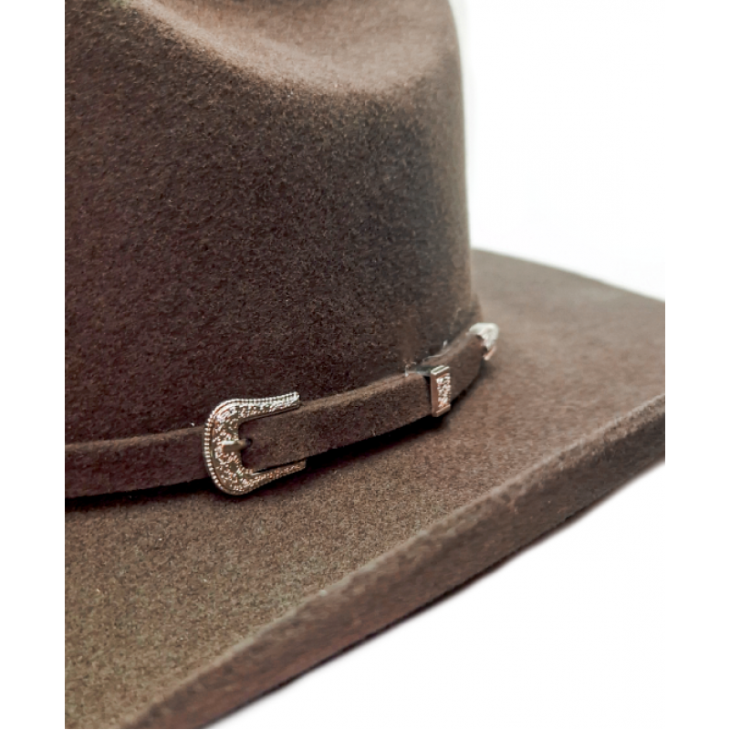 Wool Felt Western Brown Hat