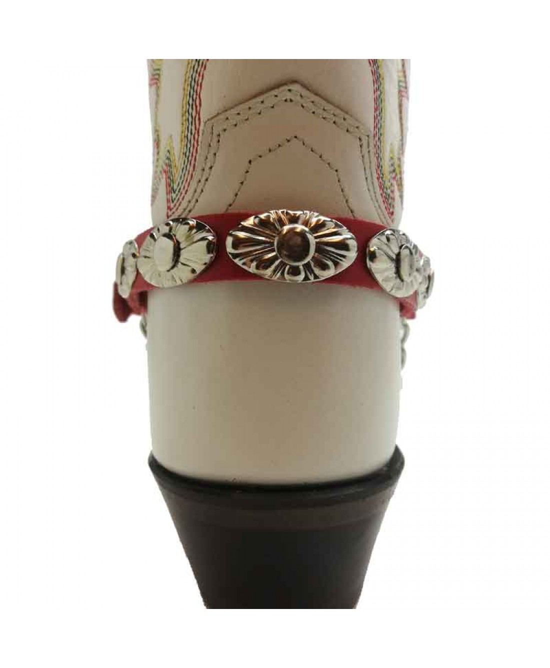 Boot Straps - Oval Red